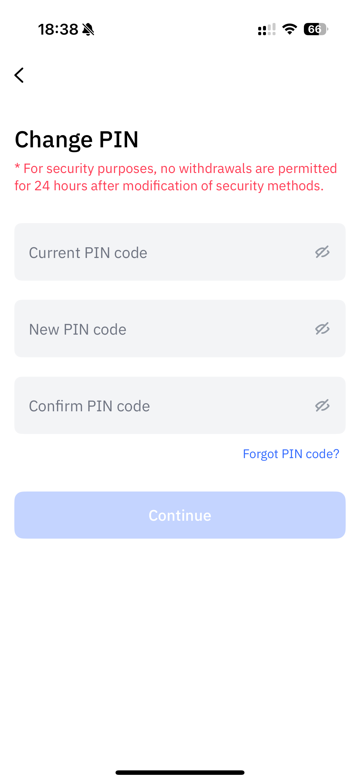 ¿Cómo configurar el código PIN? – Exchange Tapbit